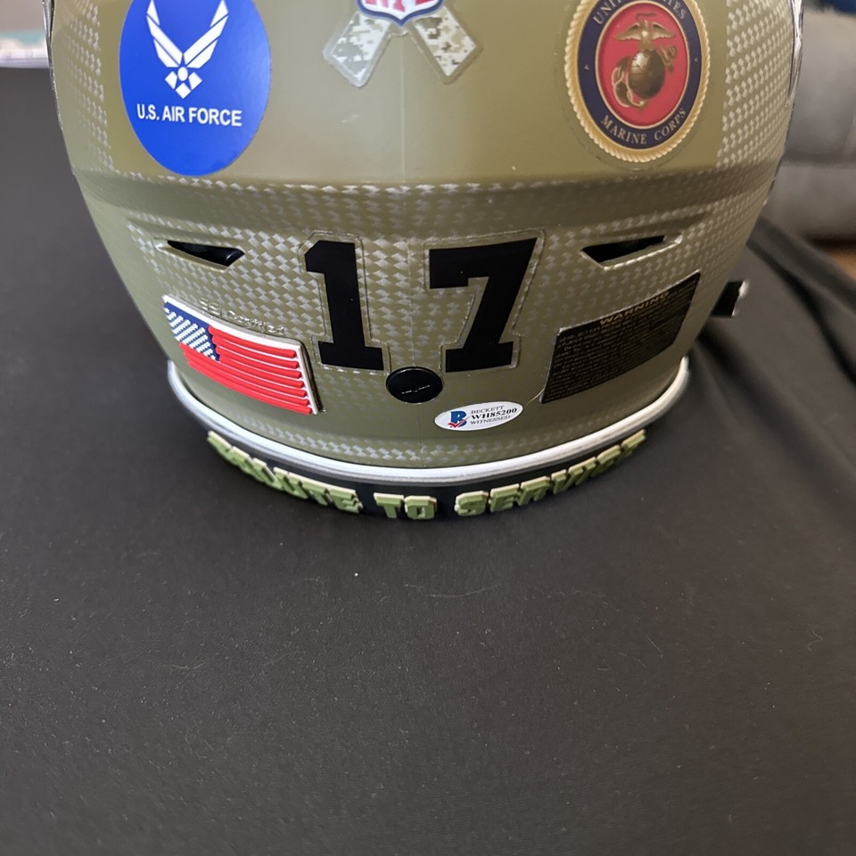 Josh Allen Signed Custom Authentic Full Size Speed Flex RARE Salute ...