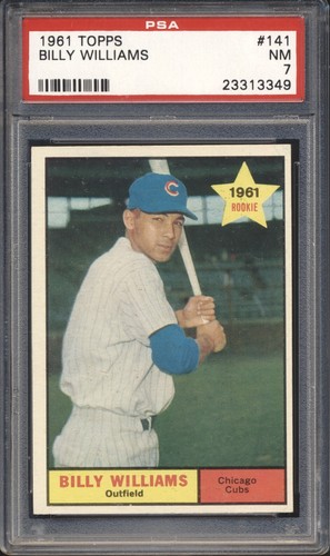 1961 Topps Baseball Billy Williams ROOKIE #141 PSA 7 CUBS NM HOF | eBay