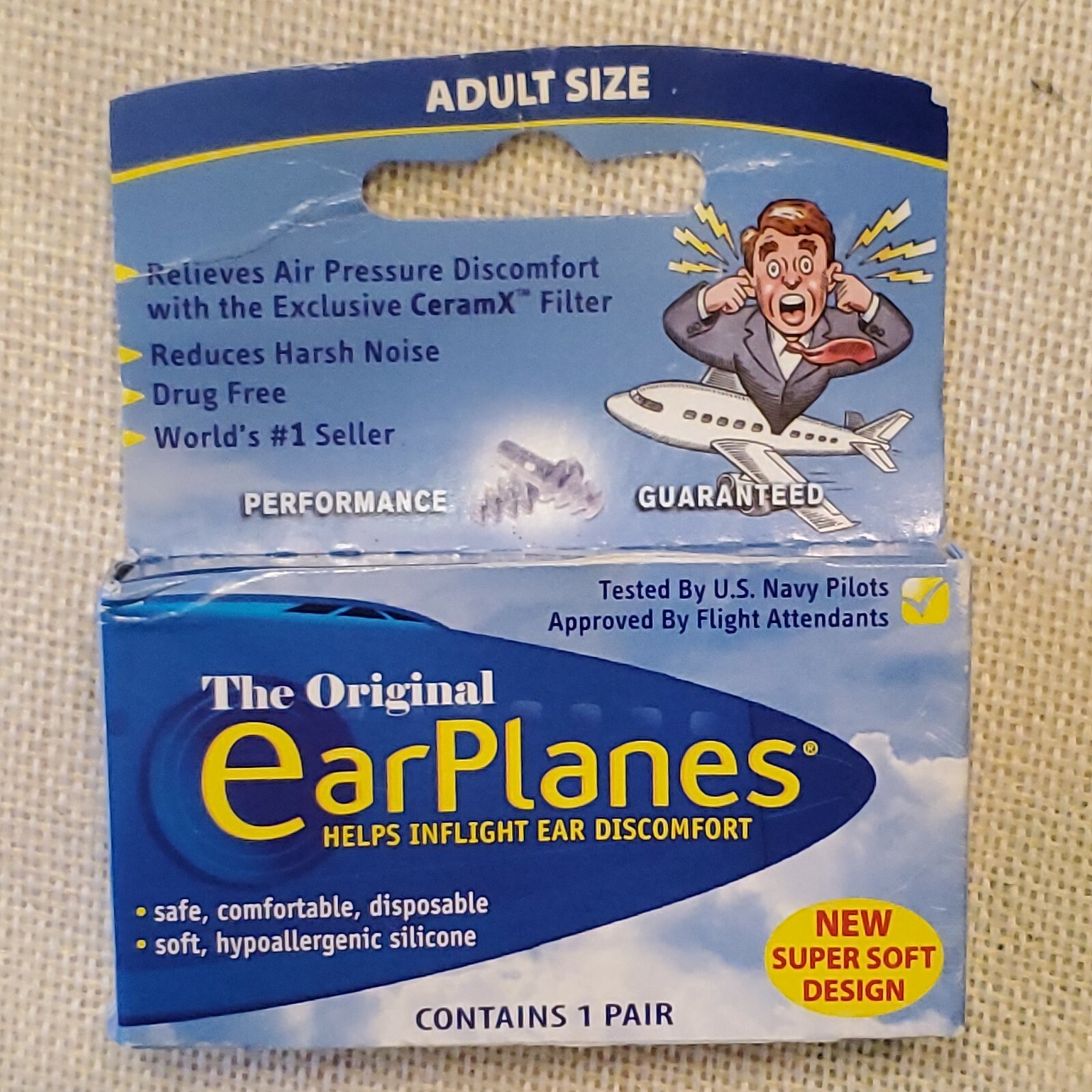 EarPlanes Ear Plugs 1 Pair | eBay