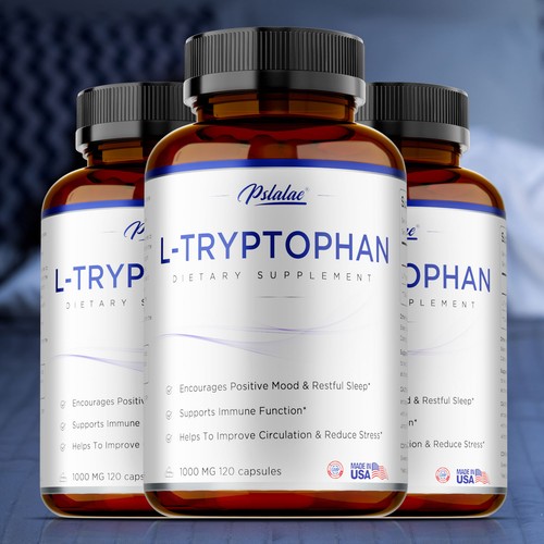 L-Tryptophan Dietary Supplement - Promote Sleep and Improve Blood ...