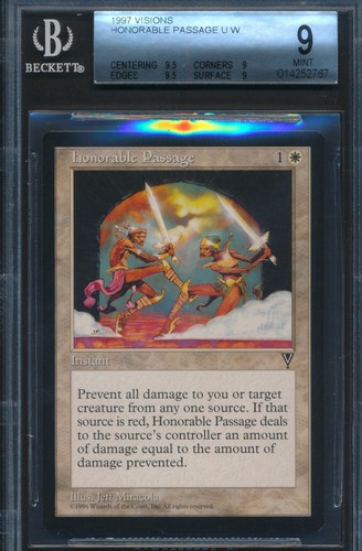 Visions Honorable Passage BGS 9 Graded Magic MTG (2767) | eBay