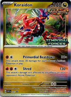 Koraidon 091 Promo Scarlet & Violet Pokemon NM | eBay