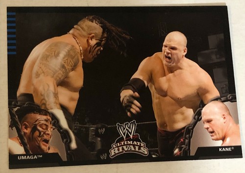Kane Vs Umaga WWE wrestling Ultimate Rivals trading Card #25 | eBay