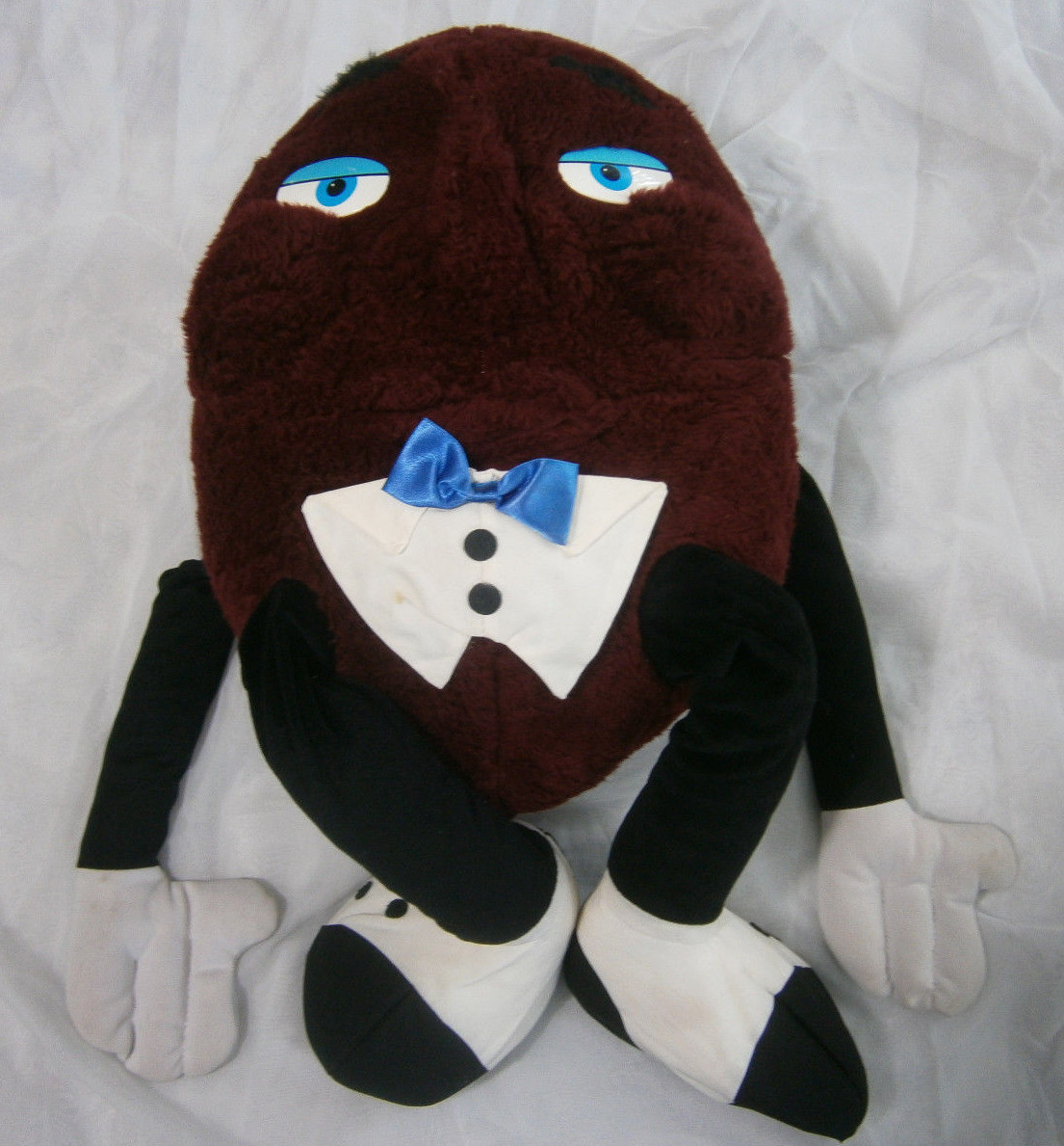 CALIFORNIA CA RAISINS PLUSH EGG 80'S STUFFED ANIMAL PURPLE BLUE TIE 9 ...