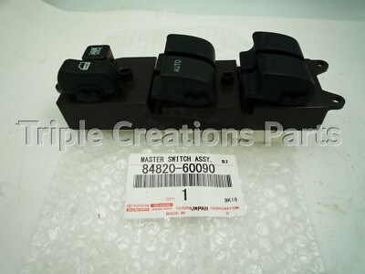 Toyota Genuine 8482060090 Master Switch Assy Power Window Regulator ...