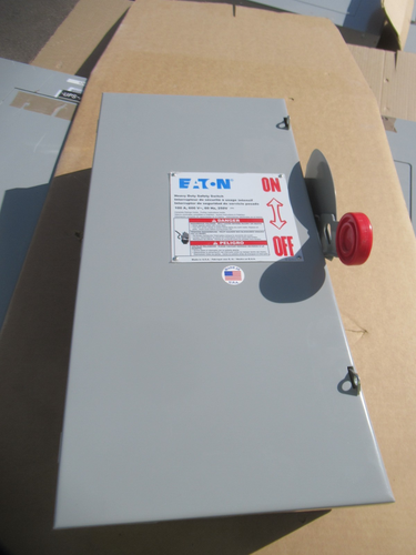 CH Eaton DH363FGK Disconnect 100 Amp 600 Volt 3PH 3W Fusible -WARRANTY ...