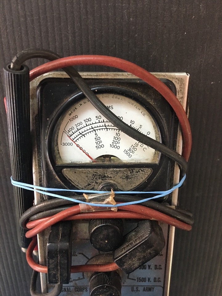 Multimeter Triumph Mfg Usa Army Depot Signal Corps Field Use E47 | eBay