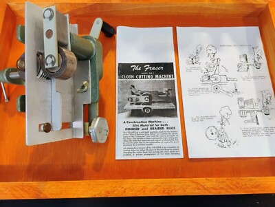 Vintage Harry M Fraser Model 500-1 Cloth Cutting Machine Rug Fabric ...