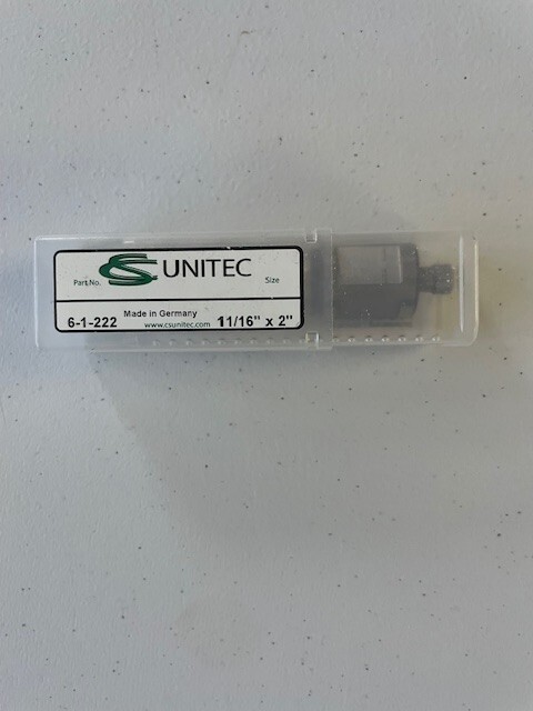 11/16" x 2" CS Unitec HSS Annular Cutter 6-1-222 with pilot pin | eBay