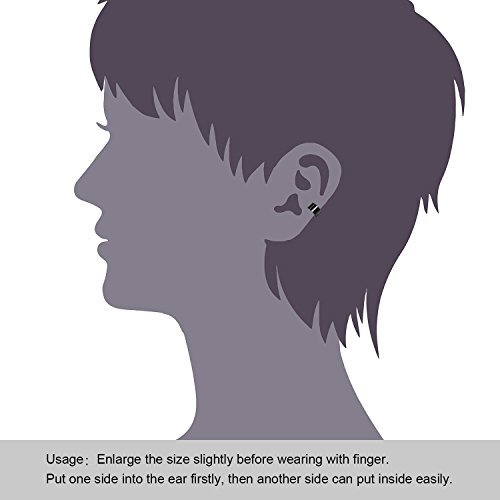 3 Pairs Stainless Steel Ear Cuffs Helix Cartilage Non-Piercing Hoop Ear ...