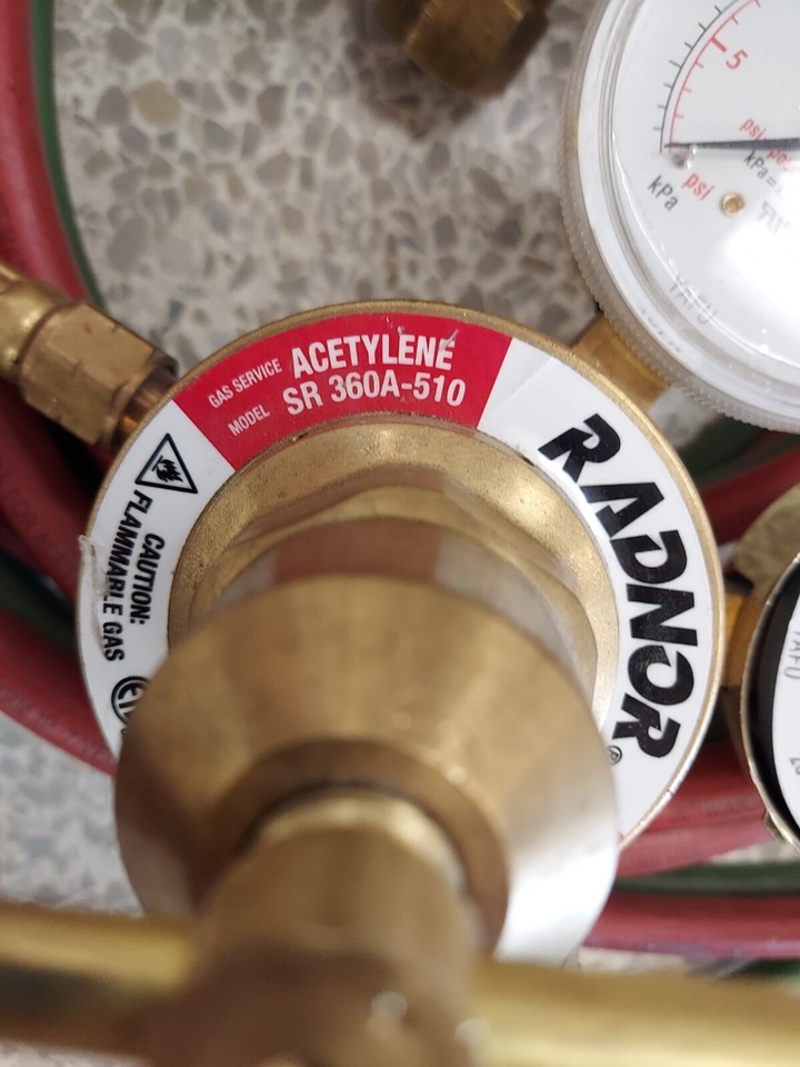 Radnor Oxygen/Acetylene Gauges SR 350D-540/SR 360A-510 & Hoses *See Description* | eBay
