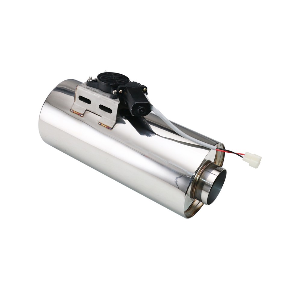 3" Electric Valve Resonator Valvetronic Muffler 6.2'' Body Centre ...