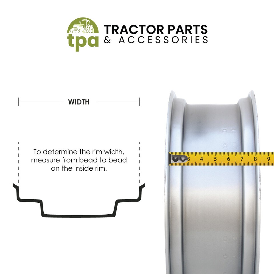 Rear Wheel Rim 10"x24" Fits Farmall 100 130 140 A B BN Super A ...