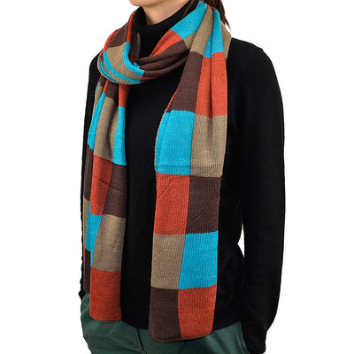 74" Long Unisex Scarf Multi Color Plaids & Checks Doulbe Layer Soft ...