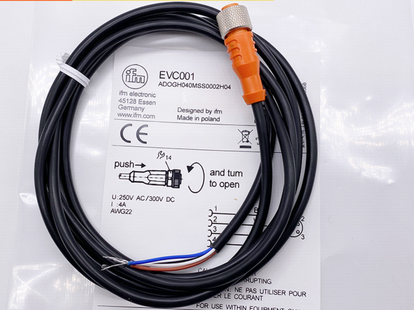 1PC New IFM EVC001 Connector Free Shipping#C | eBay
