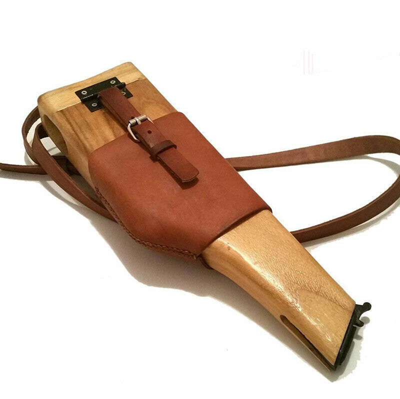 Stock German C96 Broomhandle Mauser Holster With Diagonal Leather ...