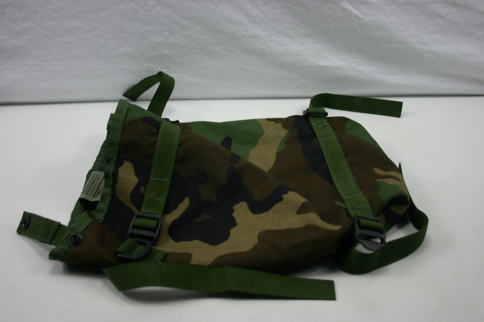 WOODLAND CAMO RADIO POUCH UTILITY POUCH MOLLE II USGI MILITARY VGC | eBay