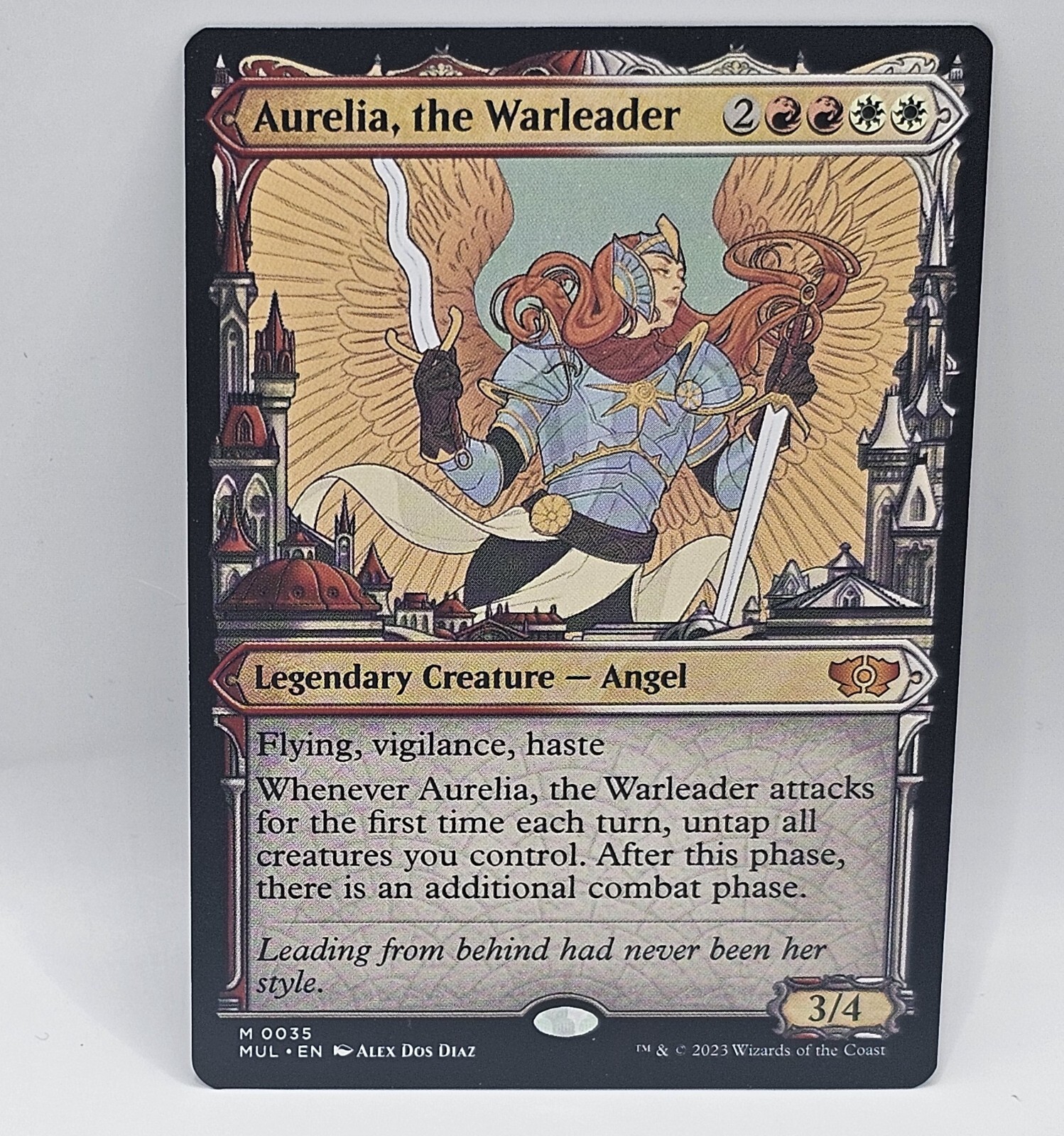 Aurelia, Exemplar of Justice (Anime Borderless) Ravnica Remastered ...