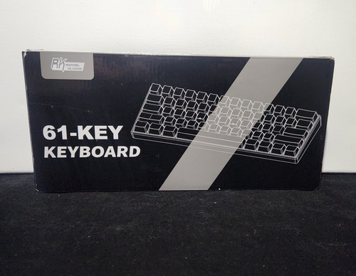 Royal Kludge RK61 - 61 Key RGB Backlit Mechanical Keyboard (Black ...