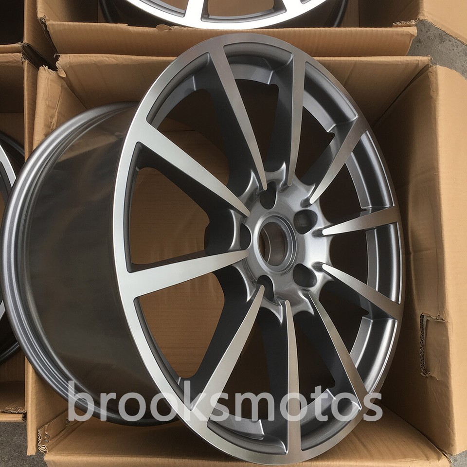 20" 10 SPOKE STYLE WHEELS RIMS FIT PORSCHE 718 CAYMAN 981 20X8.5 20X10 ...