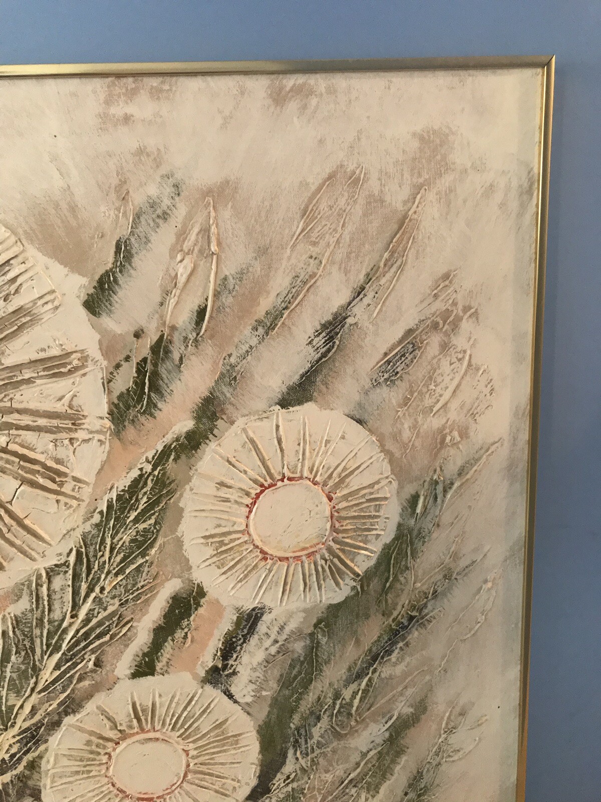 Original R Lasher Signed Floral Oil on Canvas Painting ( Large 36”x36 ...