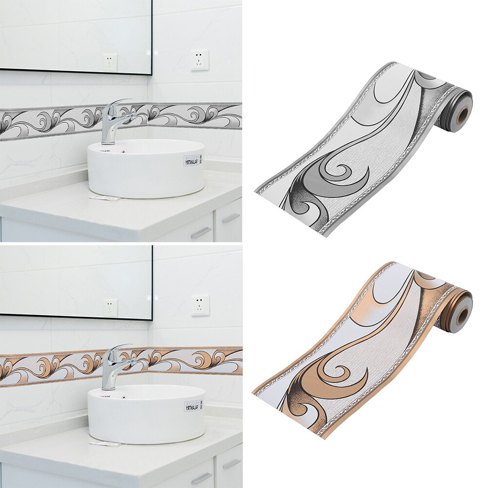 Wallpaper Border For Bathrooms Cheap 3D Wallpaper Borders PVC