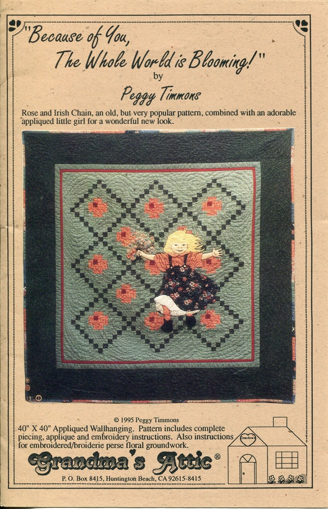 Grandmas Attic Quilt Pattern Giant Granny Patches Crochet Blankets