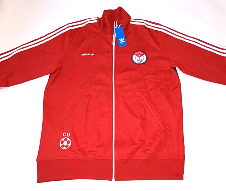 Adidas Originals Cuba Football Nations Flag Jacket 2010 US Large 232235 ...