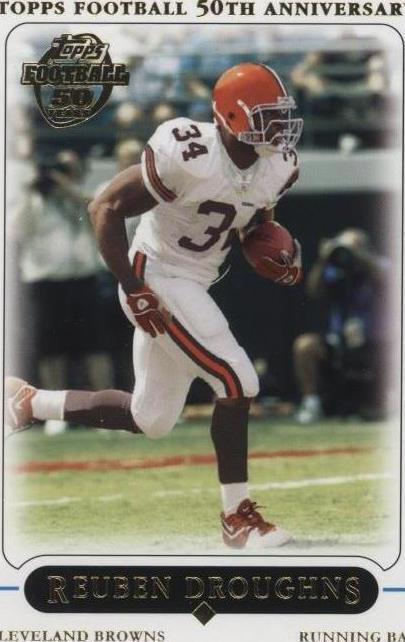 2005 Topps - Reuben Droughns #257 for sale online | eBay