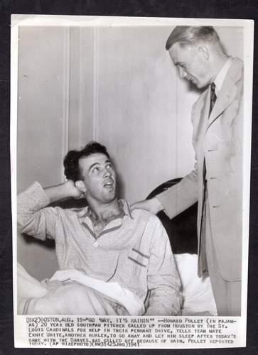Howie Pollet & Ernie White 1941 Press Photo St. Louis Cardinals | eBay.de