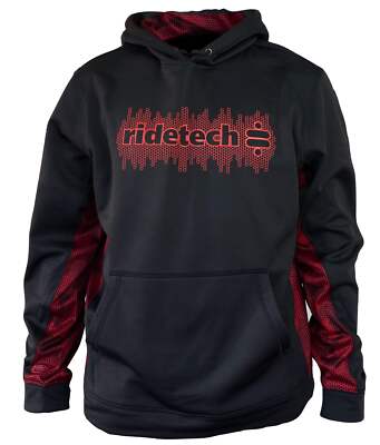 Ridetech 88083045 (M) Tech Hoodie - Ridetech - Black And Red MEDIUM | eBay