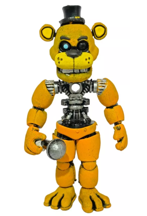 GOLDEN FREDDY action figure size 8" FNAF Five Nights at Freddy's MOVIE ...