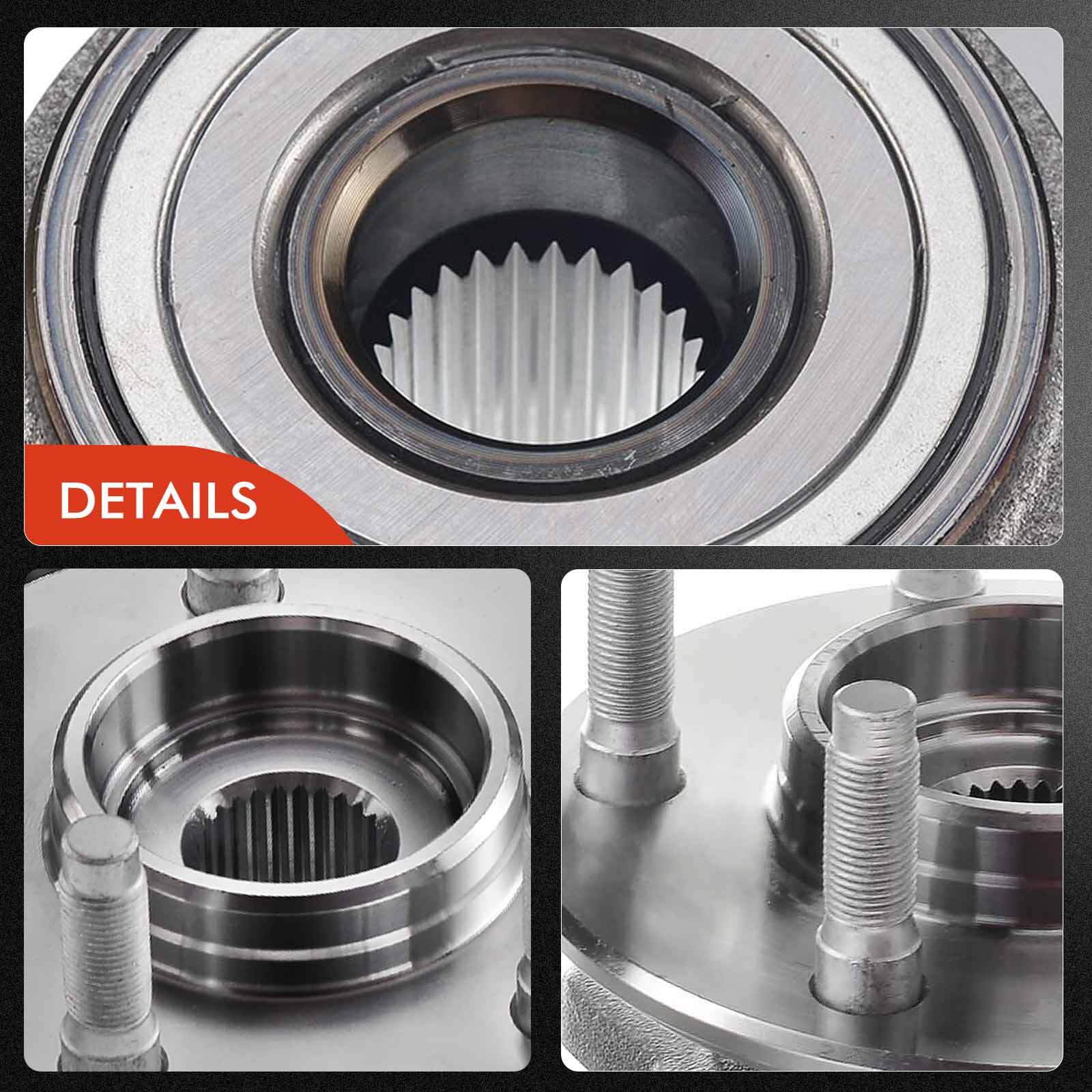 3x Front Rack and Pinion & Hub Bearing Kit for Ford Explorer Sport Trac ...