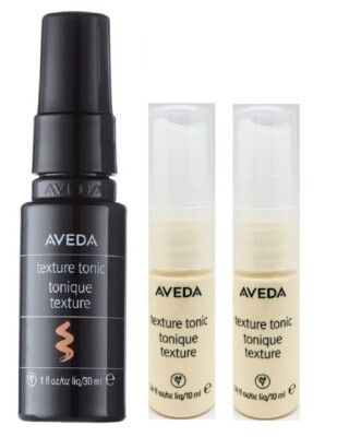 3 PC Aveda Texture Tonic Spray 1.0 FL OZ. + 2 X 0.34 FL OZ. New.No.Box ...