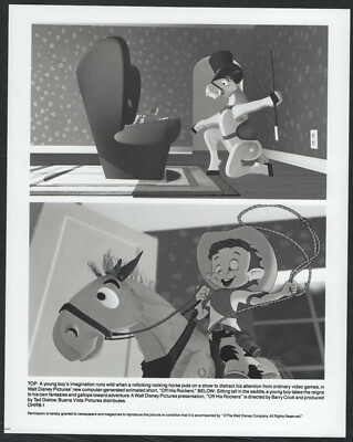 Off His Rockers ’92 CARTOON ANIMATION COWBOY HORSE | eBay