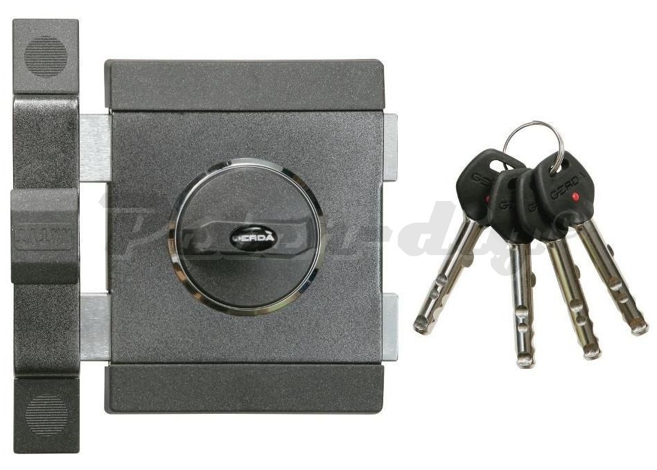 Gerda High Quality Surface Mounted Door Lock Home 4 Keys ZX Non ...