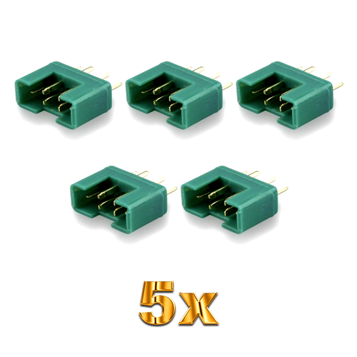 5pcs MPX Male Male High Power Male Multiplex 6 Pin 35A Plug Female RC ...