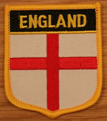ENGLAND St George Shield Country Flag Embroidered PATCH Badge P1 | eBay