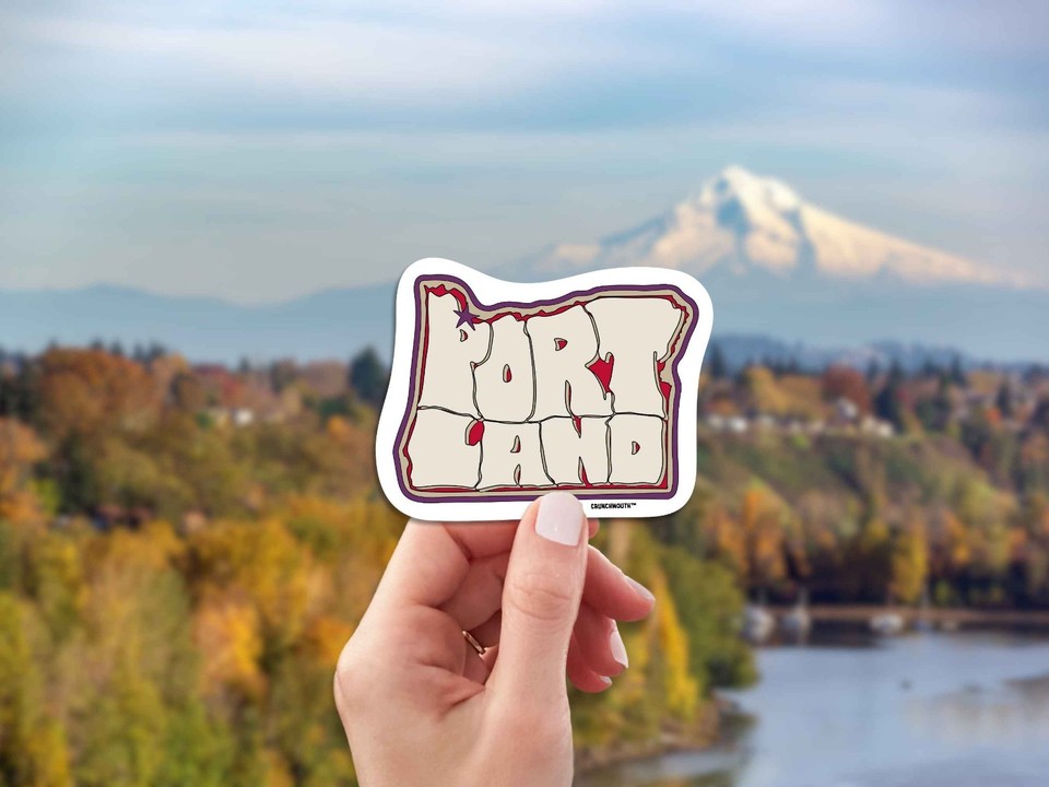 Portland Travel Luggage Sticker, Portland Oregon Travel Souvenir, OR ...