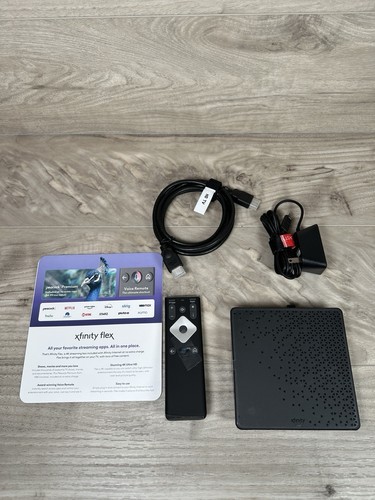 Xfinity Black Dotted 4K Streaming WiFi TV Box Compact Media Player XG-T ...