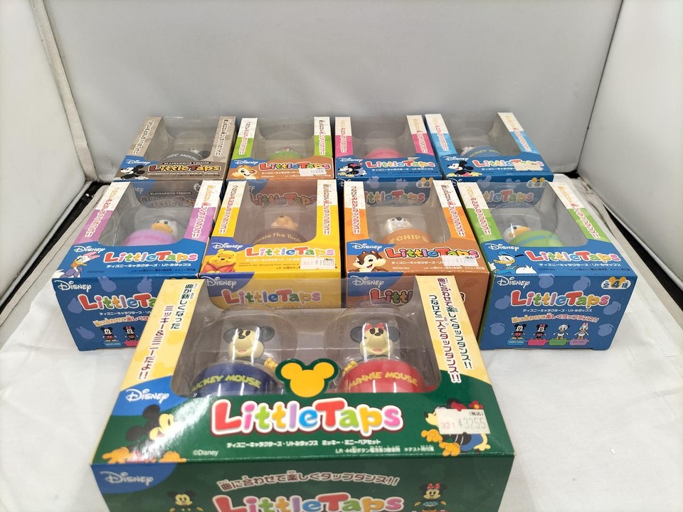 Disney Toy Little Taps Set Mickey Minnie Donald Daisy Pooh Chip Dale ...
