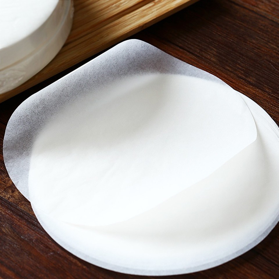 100 Pcs Round Paper Food Liners Baking Paper Sheets 6 Inch Diameter ...