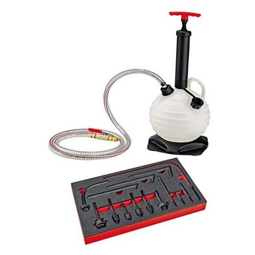 ATF Fluid Filler Kit with 14 Piece Fill Adapters, Fill Pump, 6L ...