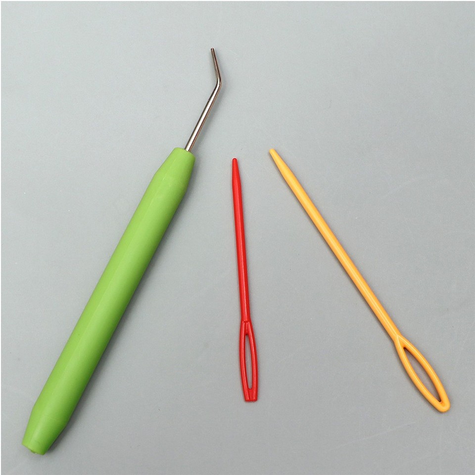 18pcs DIY Crochet Hooks Plastic Crochet Tool DIY Knitting Crafts ...