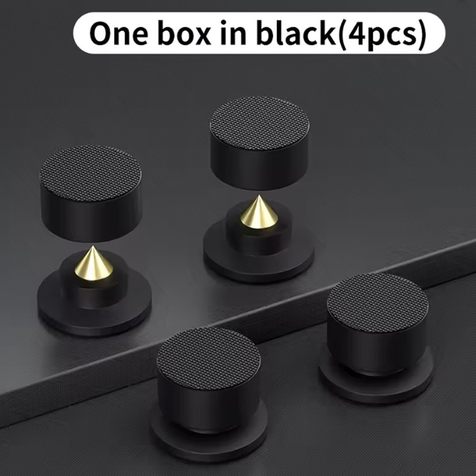 4PC HiFi Audio Speaker Subwoofer Amp Turntable Isolation Feet Spikes ...