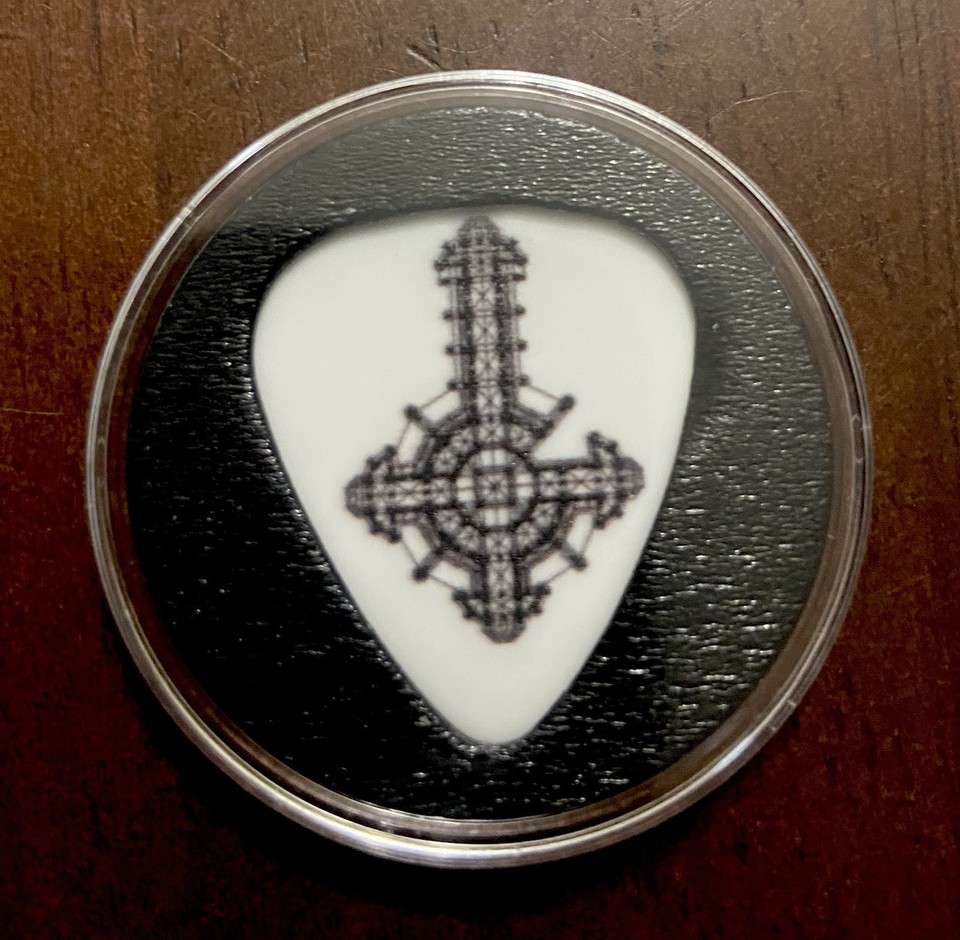 Ghost Nameless Ghoul Holographic Guitar Pick - 2022 Imperatour Papa ...