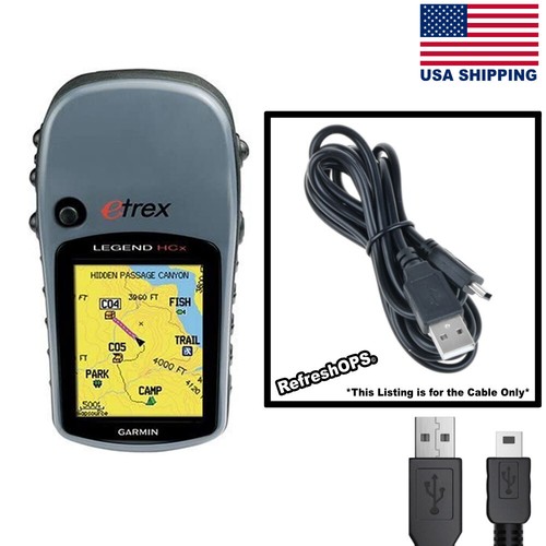 Garmin eTrex Legend HCx Mapping GPS USB Cable Transfer Cord Replacement ...
