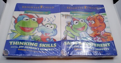 THINKING SKILLS Jim Henson's Muppet Kids PC Vol 3 And 4 Brighter Child ...