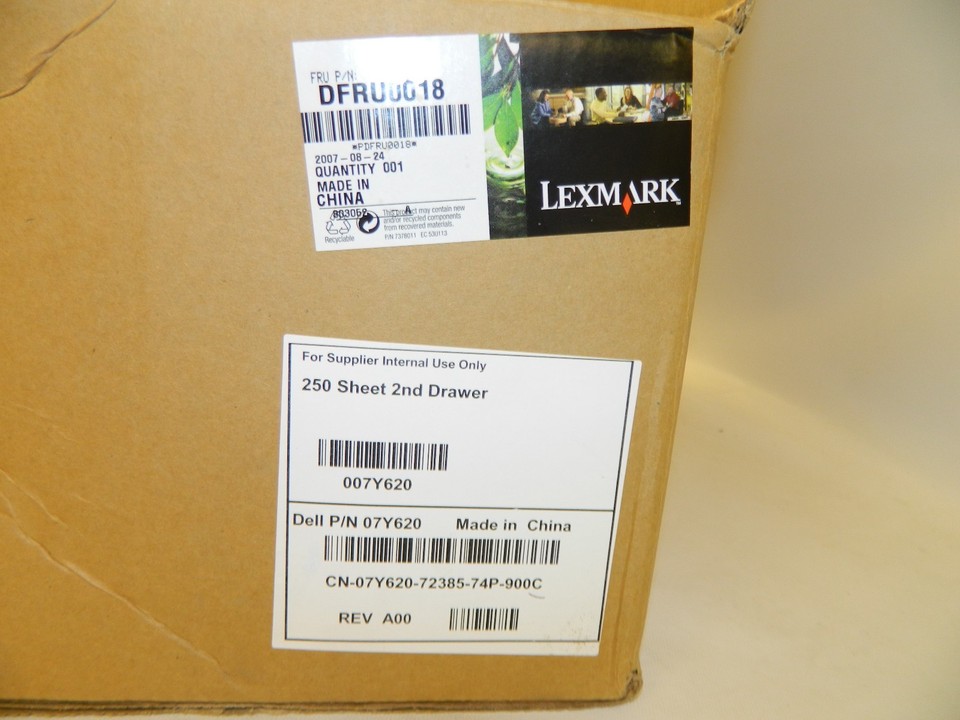 Dell 250 Sheet 2nd Drawer Paper Tray S2500 Laser Printer 07Y620 P1500 ...