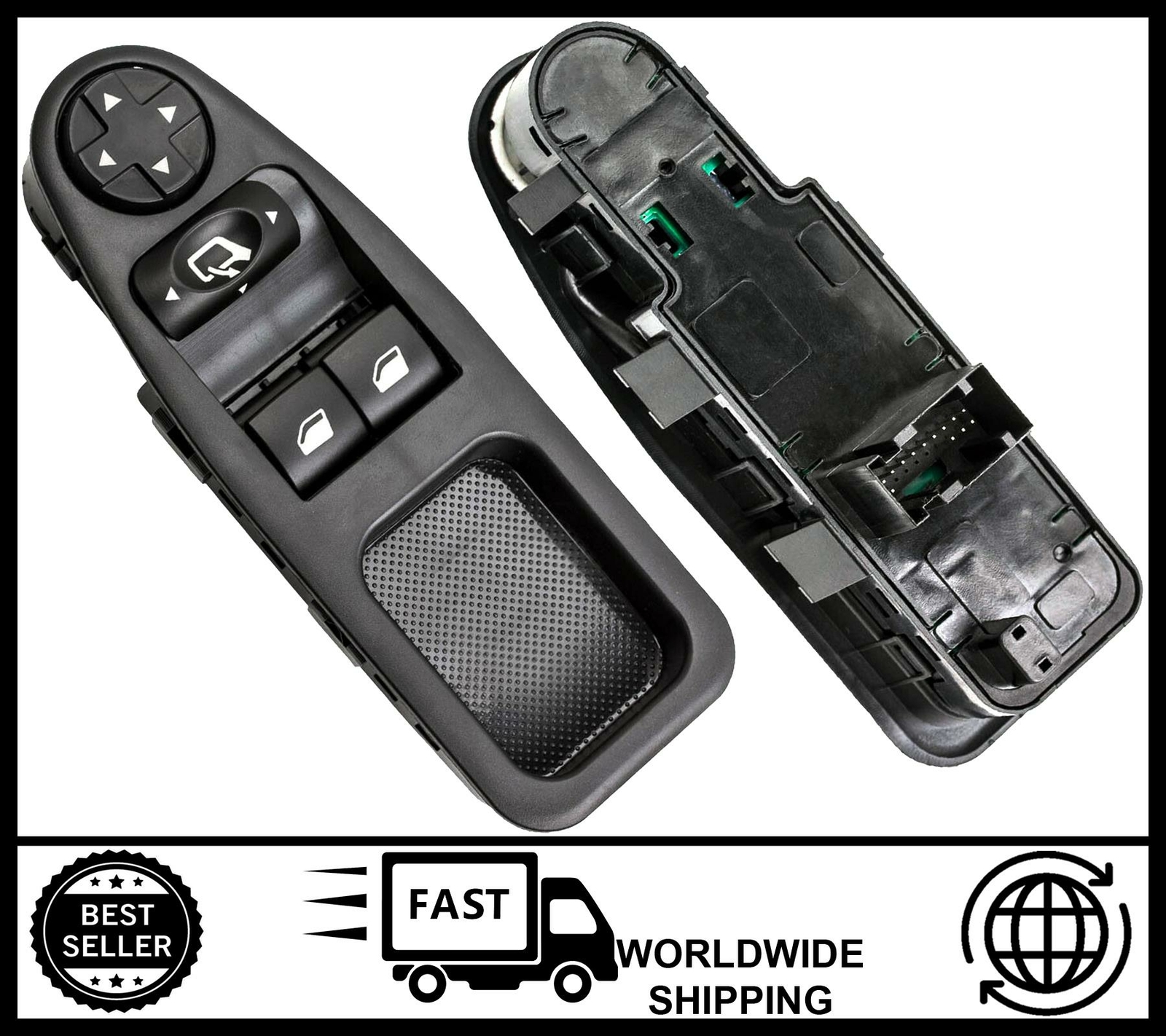 Electric Window (Right Side) Switch FOR Citroen Dispatch 2.0 HDI [2007 ...